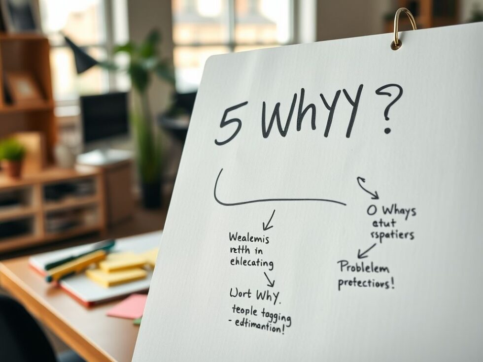 O que é a técnica dos 5 porquês e como usar para resolver problemas